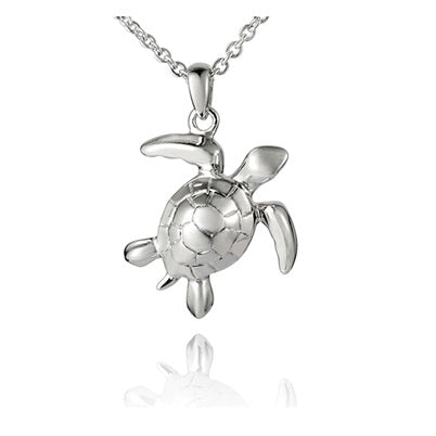 Sterling silver turtle pendant store